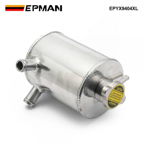 EPMAN Universal Aluminum Radiator Coolant Reservoir Expansion Overflow ...