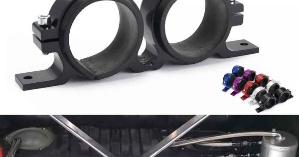 EPMAN Anodised Dual Double & Twin Fuel Pump Brackets fit for Bosch EFI ...