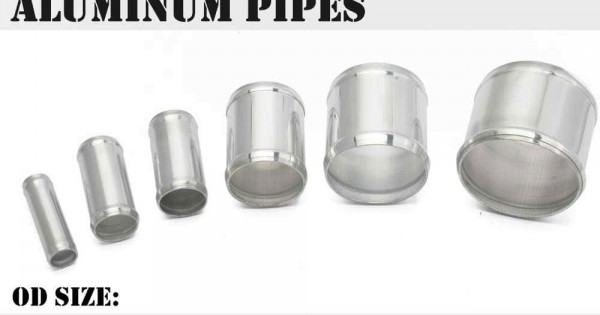 EPMAN Straight Aluminum Intercooler Intake Turbo Pipe OD Size From 8mm ...