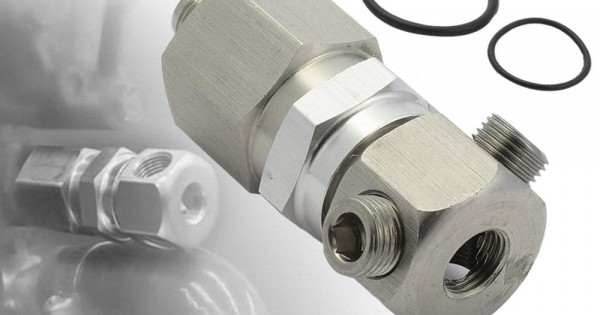 EPMAN Oil Pressure Sending Unit Relocation Adapter With Dual 1/8" NPT ...