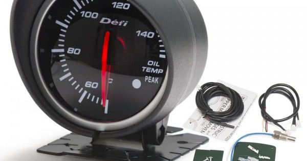 BF 60mm LED Oil Temp Gauge High Quality Auto Car Motor Gauge with Red ...