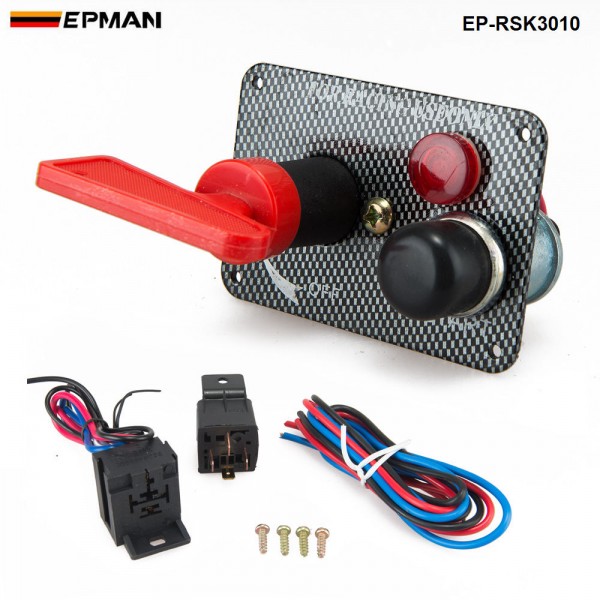 Racing Switch Kit Car Electronicl/Switch Panels-Flip-up Start/Ignition ...