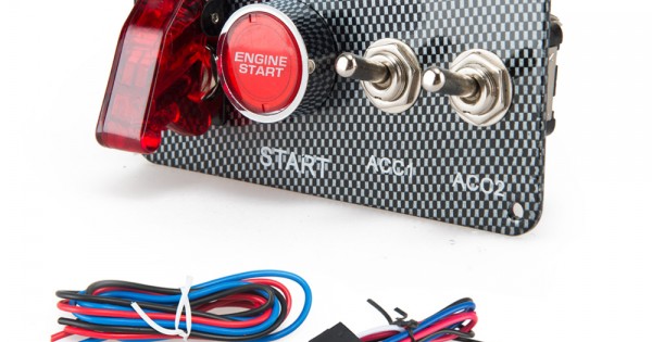Car Switch, Red LED Switch, Racing Switch, Car Engine Switch, Start ...