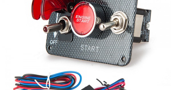 Car Switch, Red LED Switch, Racing Switch, Car Engine Switch, Start ...