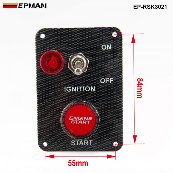 Racing Switch Kit Car Electronicl/Switch Panels-Flip-up Start/Ignition ...