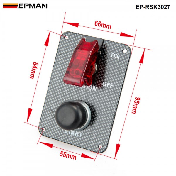 Racing Switch Kit Car Electronicl/Switch Panels-Flip-up Start/Ignition ...