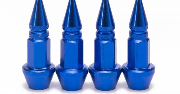 TANSKY -4Pcs/Set Spike Shape Auto Bicycle Tire Valve Cap Valve Stem ...