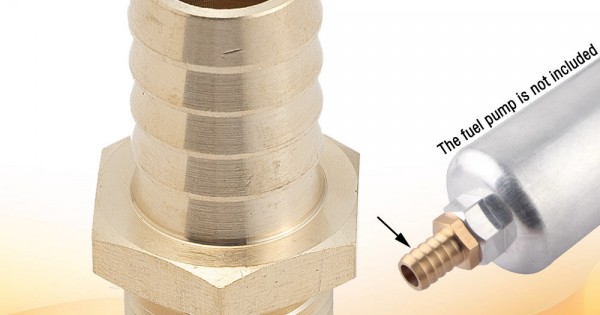 EPMAN Straight Brass Male Flare M18 x 1.5 Male to 16mm Metric Thread ...