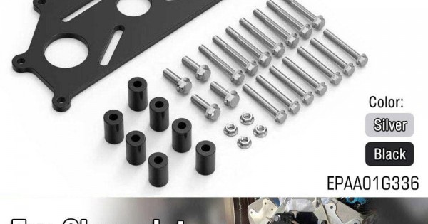 EPMAN Billet Aluminum Engine Stand Transmission Adapter Plate 1/2 ...