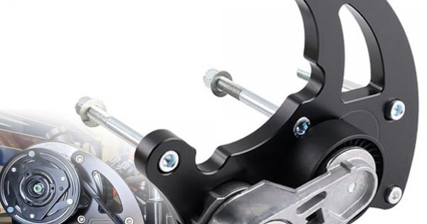 EPMAN LS Swap R4 AC Compressor High Mount Bracket Kit with Belt ...