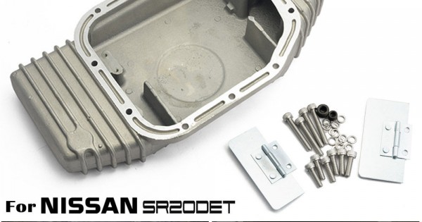 EPMAN High Capacity Oil Pan Baffled Aluminum For Nissan SR20DET S13 S14 ...