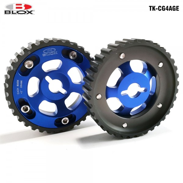 BLOX 1Pair/Set Cam Gears For Toyota All Models 84-89 4AGE (Blue,Red) TK ...