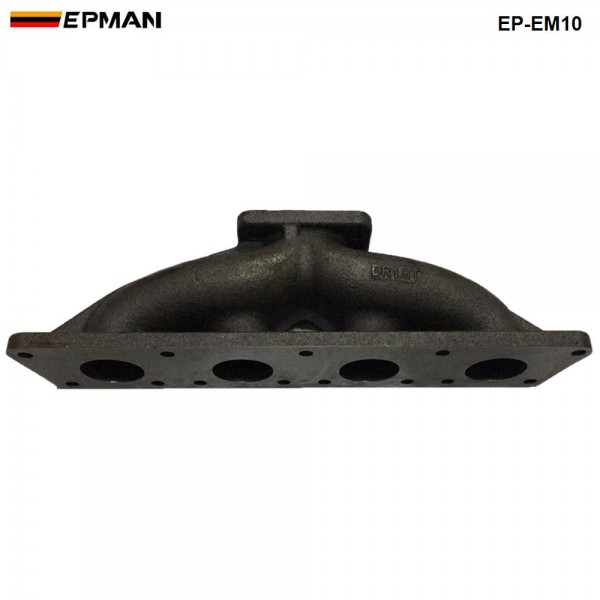 EPMAN- Longitudinal T3/T25 Cast Iron Turbo Exhaust Manifold Header For ...
