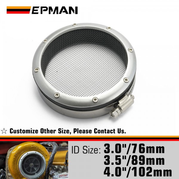 EPMAN 3" /3.5" /4" Turbo Inlet Grill Protector Guard Turbocharge Screen ...