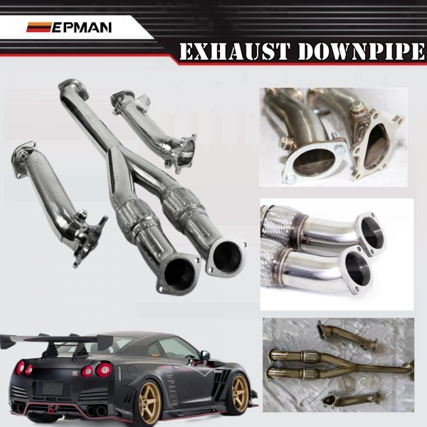 EPMAN Racing Spec Catless Exhaust Downpipes for Turbo Mid Y-pipe ...