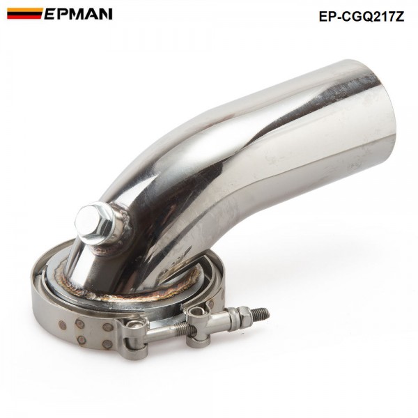 EPMAN -V-Band Adaptor Turbo Stainless Downpipe Elbow 90 Degree For ...