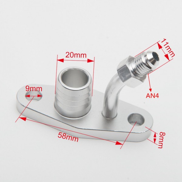 EPMAN -Turbo Oil Feed & Return Flange For TOYOTA CT9 CT12 CT20 CT26 4AN ...