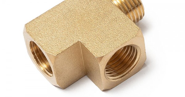 EPMAN Extruded Barstock Street Tee T Female Male Brass Fitting 1/4 NPT Oil Water Gas Pipe/Tank ...