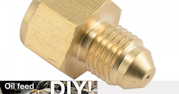 EPMAN Brass AN4 Inline Turbo Oil Feed Inlet Restrictor Fitting -4AN ...