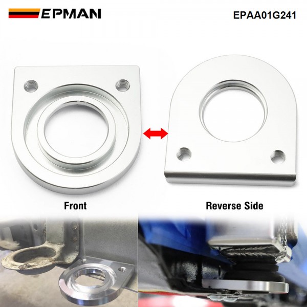 EPMAN Aluminum Radiator Lower Mount Bracket Relocator W/Low Profile ...