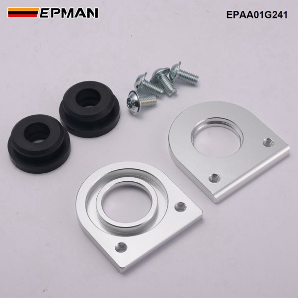 EPMAN Aluminum Radiator Lower Mount Bracket Relocator W/Low Profile ...