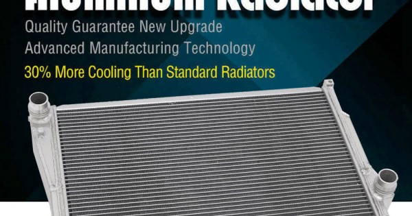 EPMAN Aluminum 2 Row Core Performance Cooling Radiator for BMW E46 3 ...