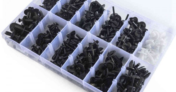 EPMAN 350PCS Auto Fastener Kit Car Universal Plastic Nylon Fixing Clip ...