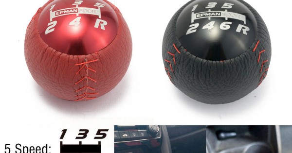 EPMAN Mugen 6/5 Speed M10x1.5 Gear Shift Knob Shifter Lever Head Fit ...