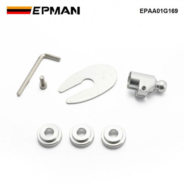 EPMAN Billet Aluminum Short Shift Adapter Quick Shifter Adaptor Set Kit ...