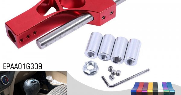 EPMAN Universal Aluminium Adjustable Gear Shift Knob Extender Height ...