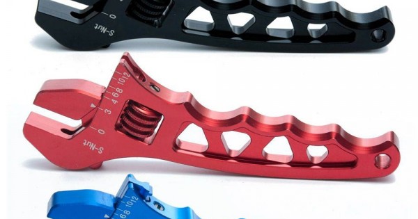 Wrench, Spanner, Adjustable AN Wrench, Hose Fitting Tool, Aluminum ...