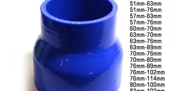 TANSKY CUSTOMS Black Silicone Straight Reducer Hose Intercooler Silicon ...